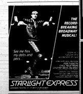 1987 New York production | Starlight Express the Musical Wiki | Fandom