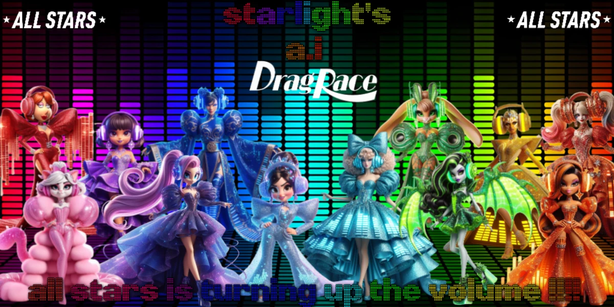 Starlight's AI Drag Race: All Stars (Season 1) | Starlight's AI Drag ...