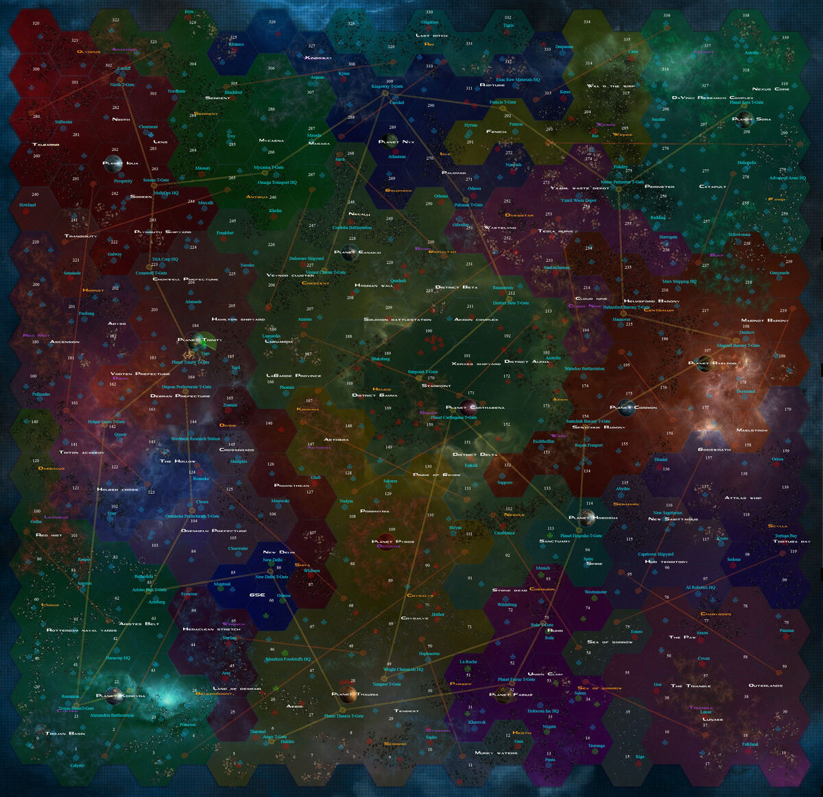 Faction Map Starpoint Gemini 2 Wiki Fandom