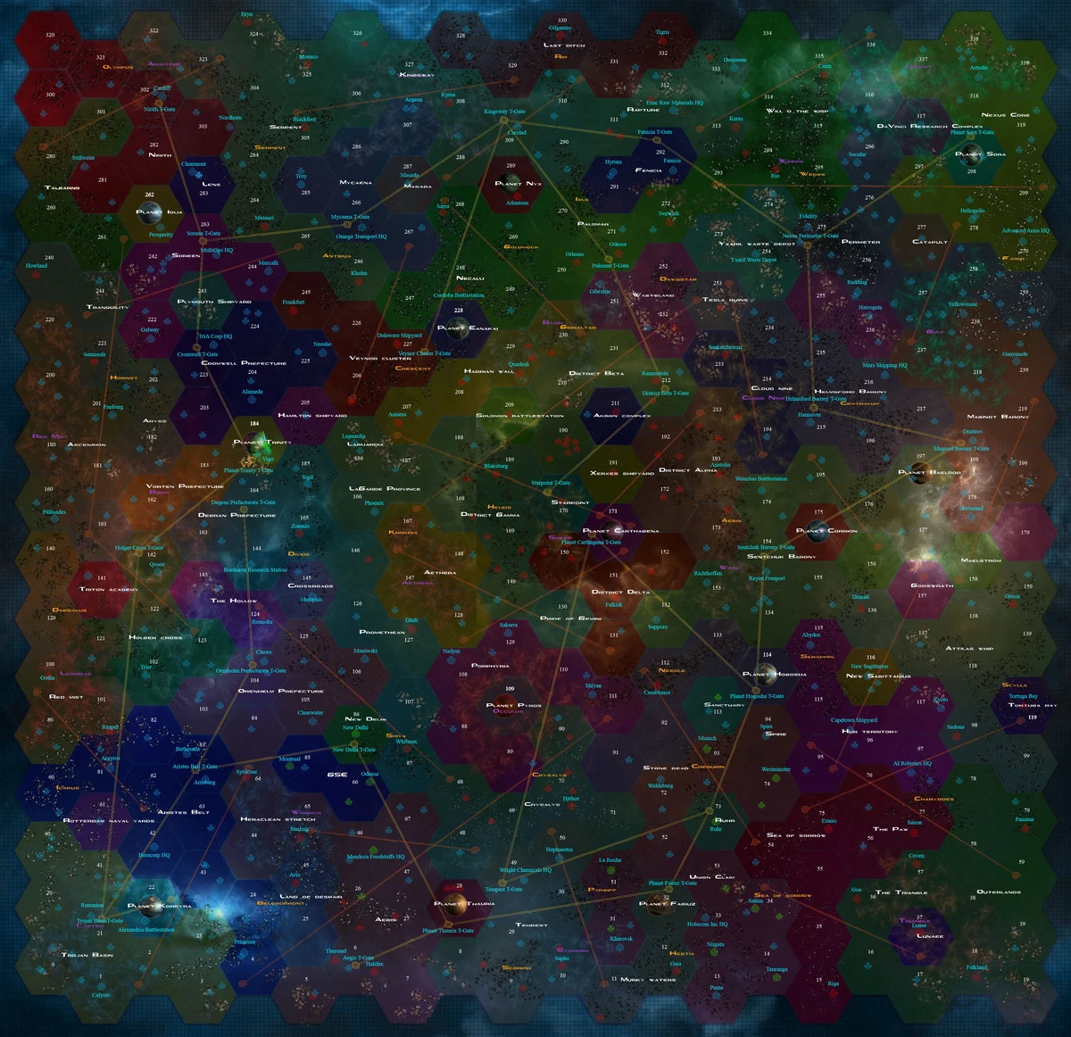 Region Map | Starpoint Gemini 2 Wiki | Fandom