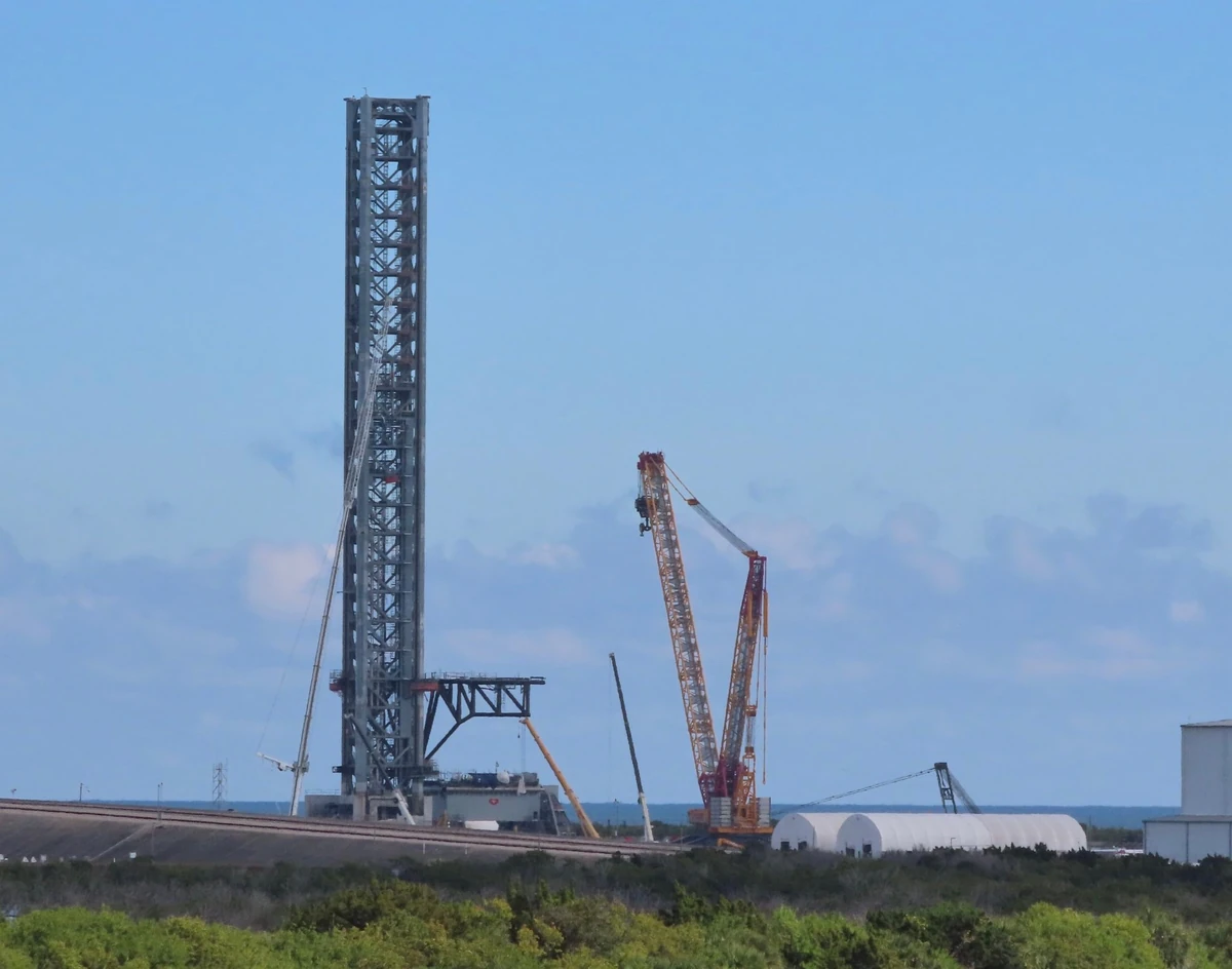 Orbital Launch and Integration Tower 2 (OLIT-2) | Starship SpaceX Wiki ...