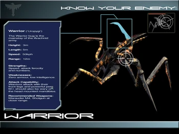 Warrior Bug | Starship Troopers Wiki | Fandom