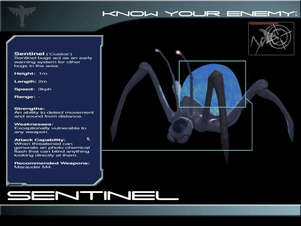 Sentinel Bug | Starship Troopers Wiki | Fandom
