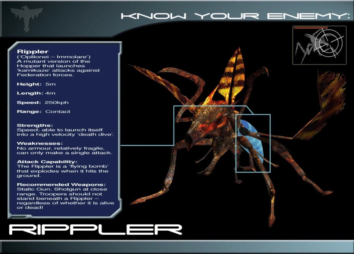 Rippler | Starship Troopers Wiki | Fandom