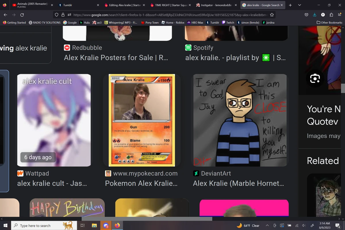 Alex kralie | Starter Squad Real-Time Fandub Wiki | Fandom