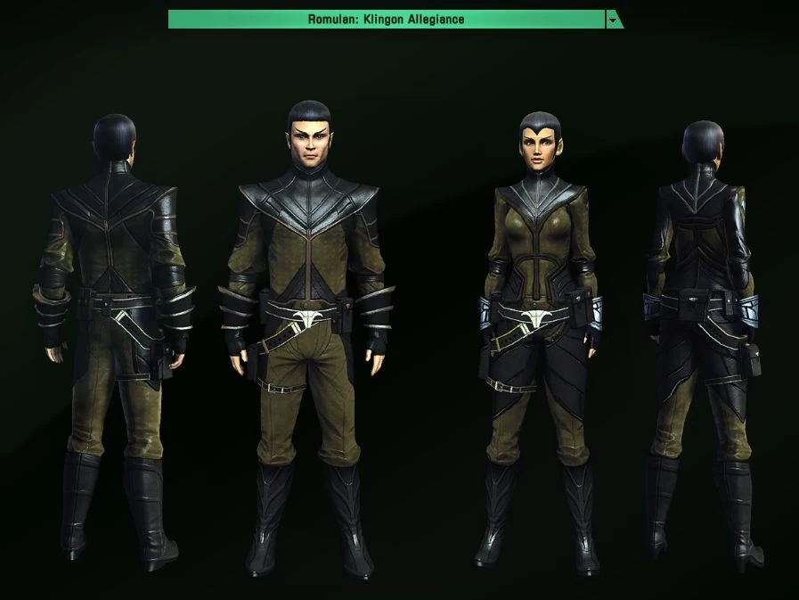 Star Trek Online Uniforms Romulan