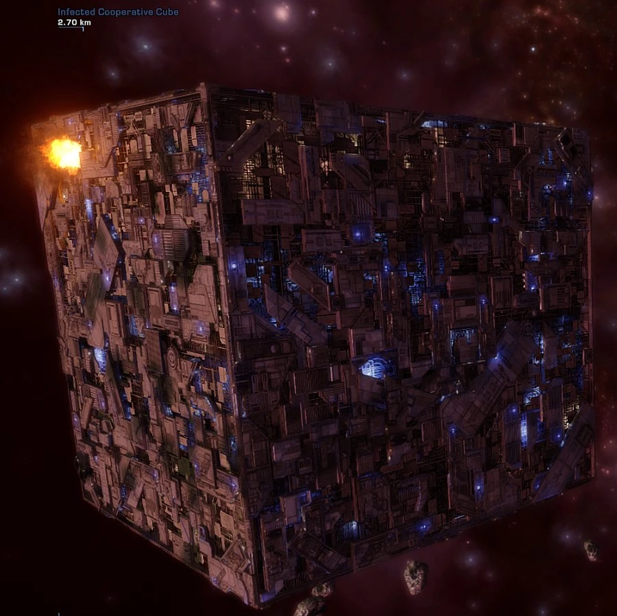 Infected Cooperative cube | Memory Beta, non-canon Star Trek Wiki | Fandom