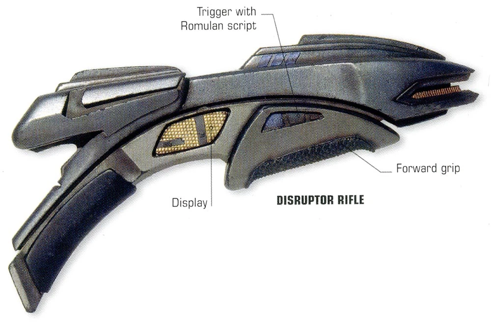 Disruptor rifle | Memory Beta, non-canon Star Trek Wiki | Fandom