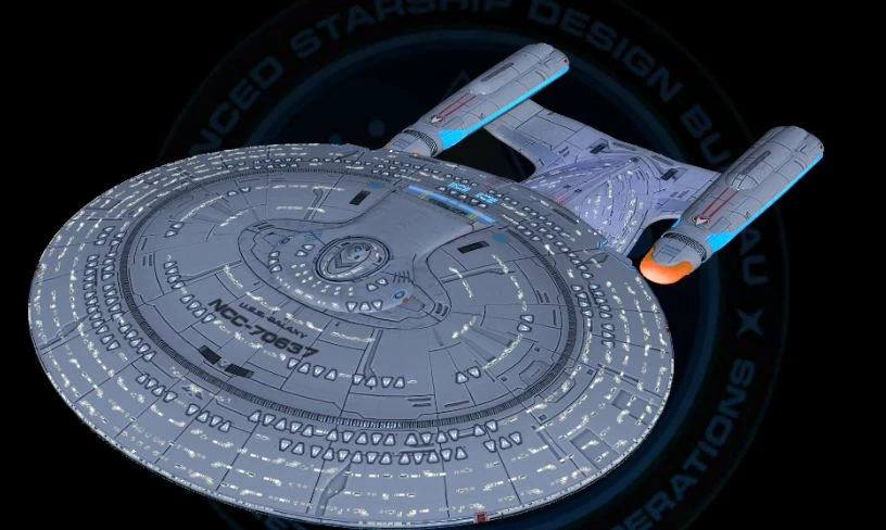 Star Trek Galaxies Uss Galaxy Class Exploratory Cruiser | Star Trek