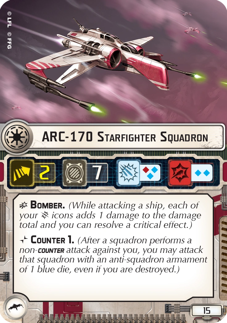 ARC-170 Squadron | Star Wars: Armada Wiki | Fandom