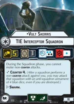 Vult Skerris TIE Interceptor Squadron | Star Wars: Armada Wiki | Fandom