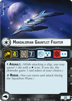 Mandalorian Gauntlet Fighter | Star Wars: Armada Wiki | Fandom