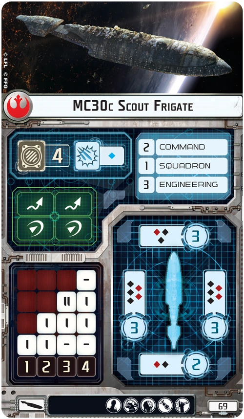 MC30c Scout Frigate | Star Wars: Armada Wiki | Fandom