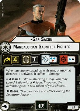 Gar Saxon Mandalorian Gauntlet Fighter | Star Wars: Armada Wiki | Fandom