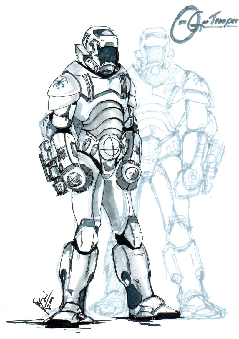 Crimson Empire Zero-G Trooper | Star Wars: Exodus Visual Encyclopedia ...
