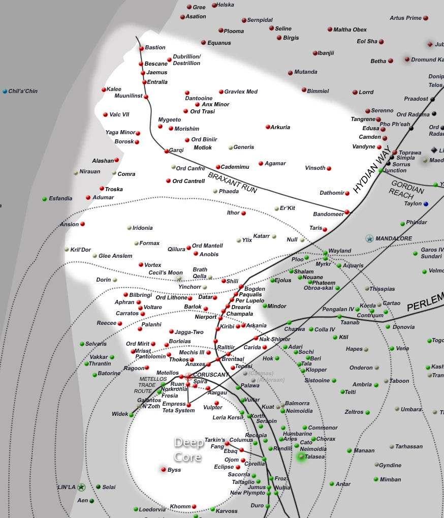 Planets of the Galactic Empire | Star Wars: Exodus Visual Encyclopedia ...
