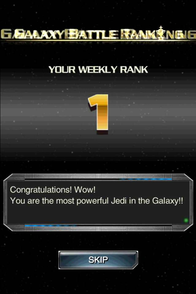 Battle Rankings | Star Wars Force Collection Wiki | Fandom