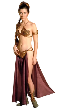 Princess Leia Slave Costume Malfunction
