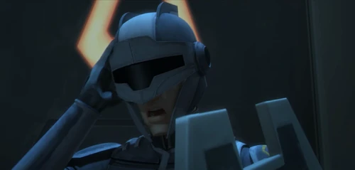 Unidentified Mandalorian police captain (bank) | Wookieepedia | Fandom