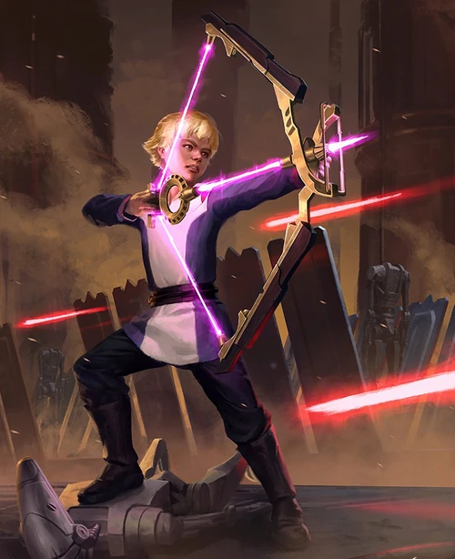 Omega's Zygerrian energy bow | Wookieepedia | Fandom