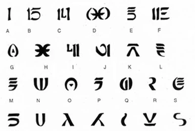 High Galactic Alphabet