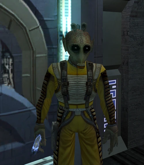 Unidentified Rodian bouncer | Wookieepedia | Fandom