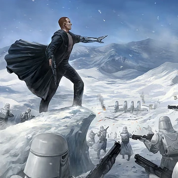 Battle Of Hoth Painting