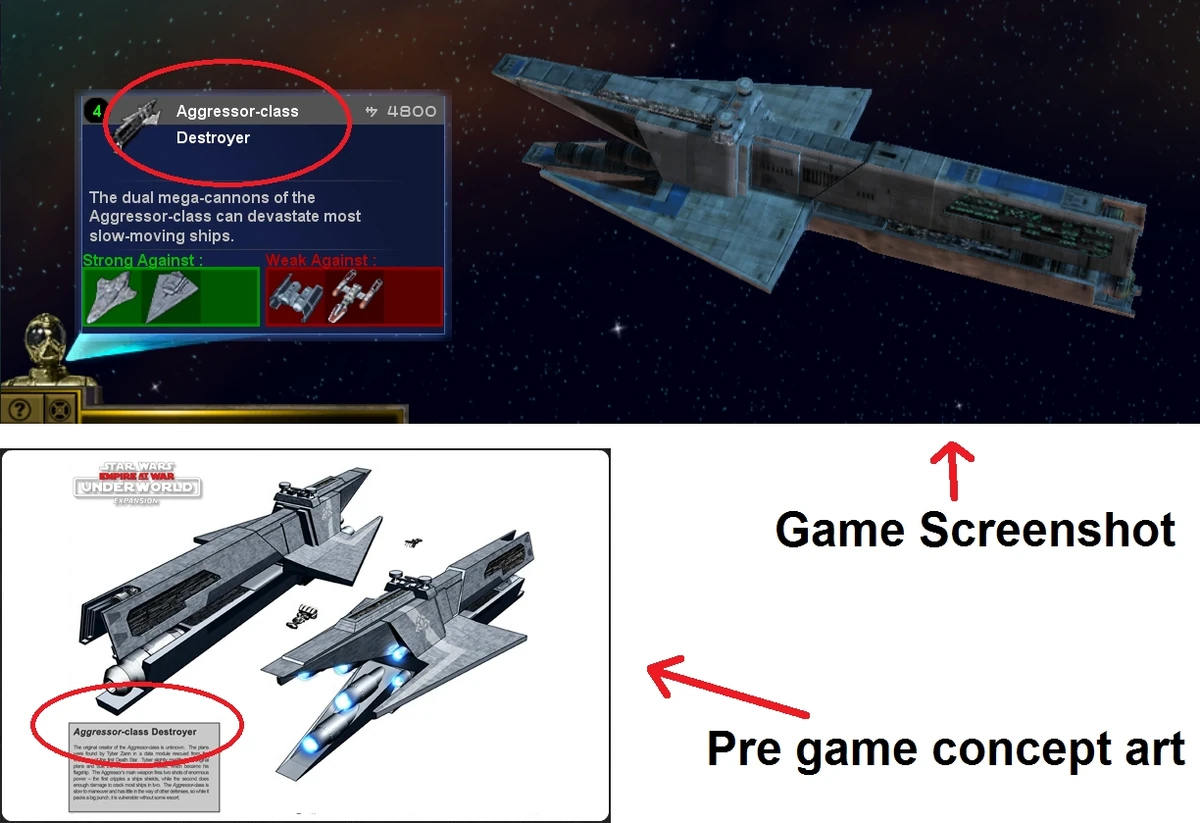 Talk:Aggressor-class destroyer | Wookieepedia | Fandom