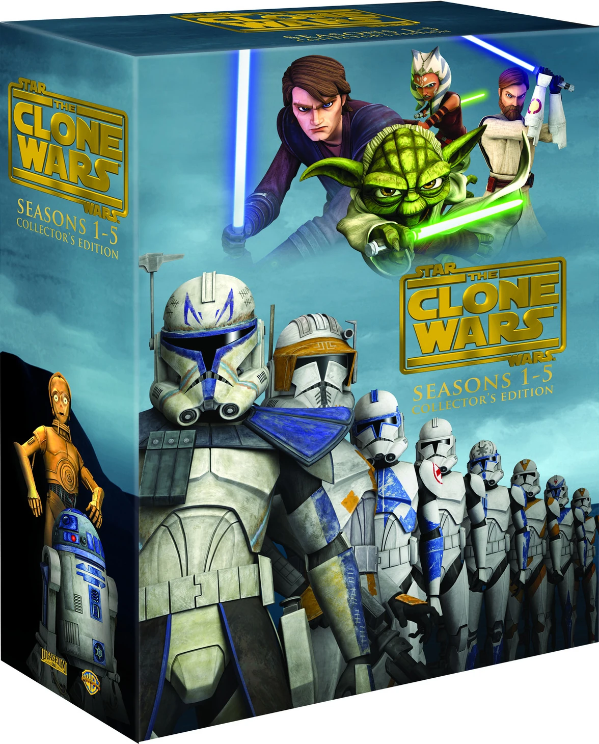 Star Wars: The Clone Wars Seasons 1-5 Collector's Edition ...
