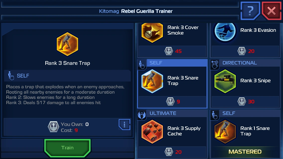 Uprising Ability: Snare Trap | Wookieepedia | Fandom