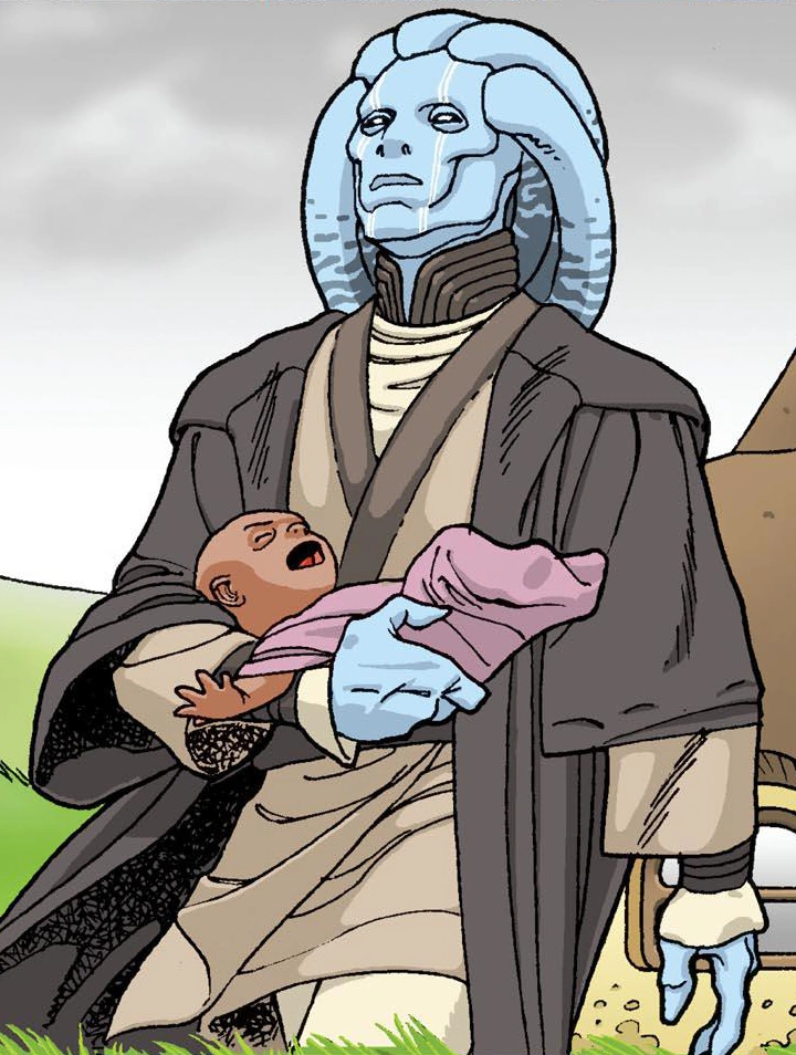 Unidentified blue-skinned Jedi (Mace Windu) | Wookieepedia | Fandom