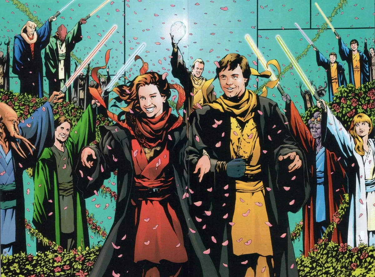 Svatba Luka Skywalkera a Mary Jade | Czech Star Wars Wiki | Fandom