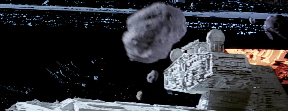 Unidentified Imperial-class Star Destroyer (asteroid collision ...