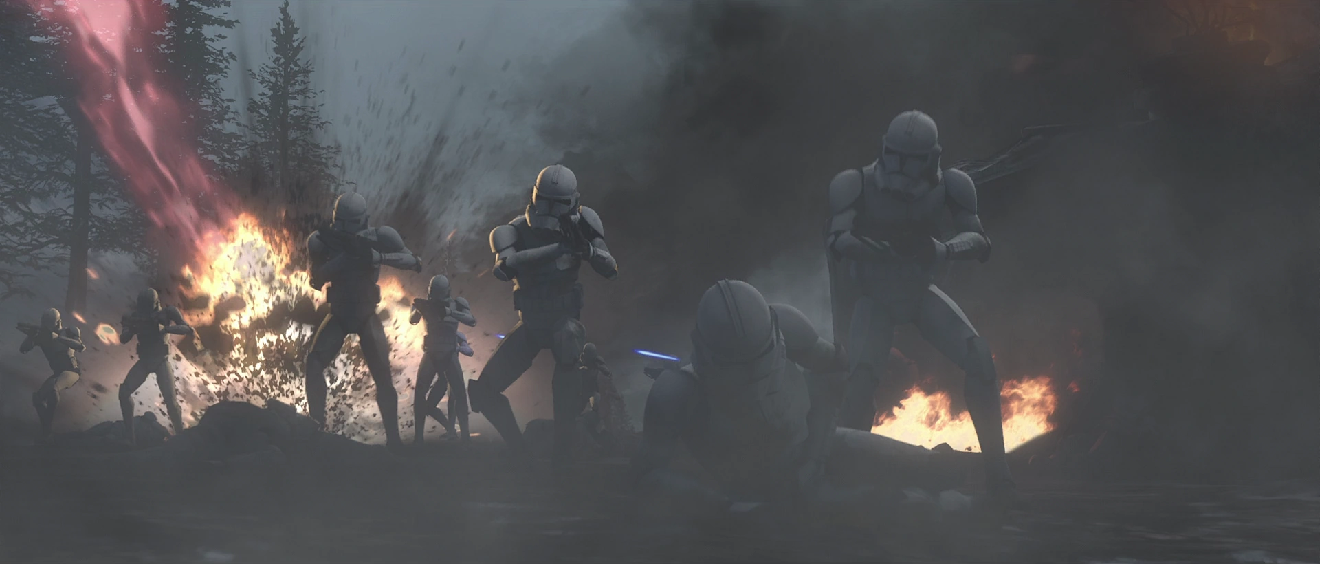 Clone Wars Battle Scenes
