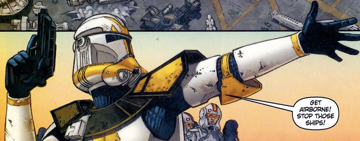 Unidentified clone trooper officer (203rd Division) | Wookieepedia | Fandom
