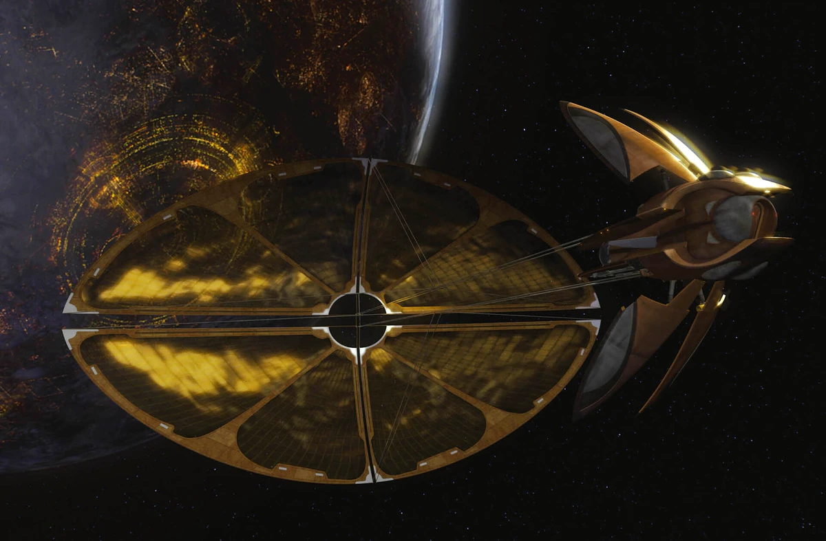 Count Dooku's solar sailer | Wookieepedia | Fandom