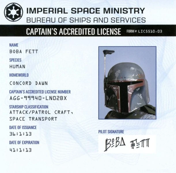 Captain's Accredited License | Wookieepedia | Fandom