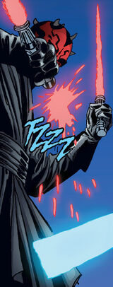 Darth Maul's double-bladed lightsaber | Wookieepedia | Fandom