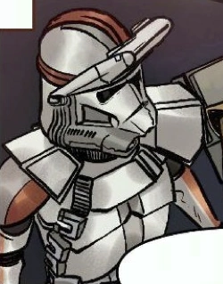 Unidentified clone trooper commander (Hypermatter refinery ...