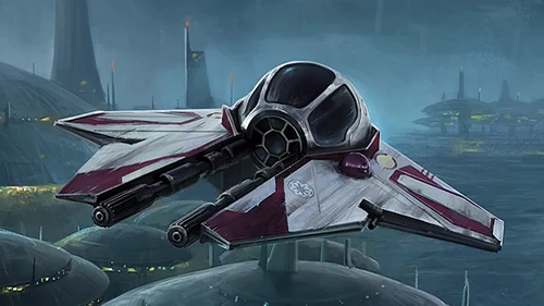 Shaak Ti's Eta-2 Actis-class light interceptor | Wookieepedia | Fandom