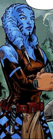 Unidentified Chagrian female Mandalorian Knight | Wookieepedia | Fandom