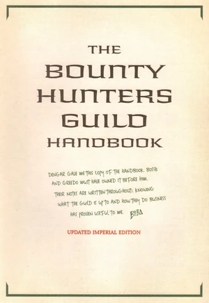 Bounty Hunters Guild Handbook | Wookieepedia | Fandom
