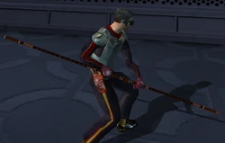 Massassi battle staff | Wookieepedia | Fandom