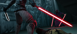 Darth Maul's double-bladed lightsaber | Wookieepedia | Fandom