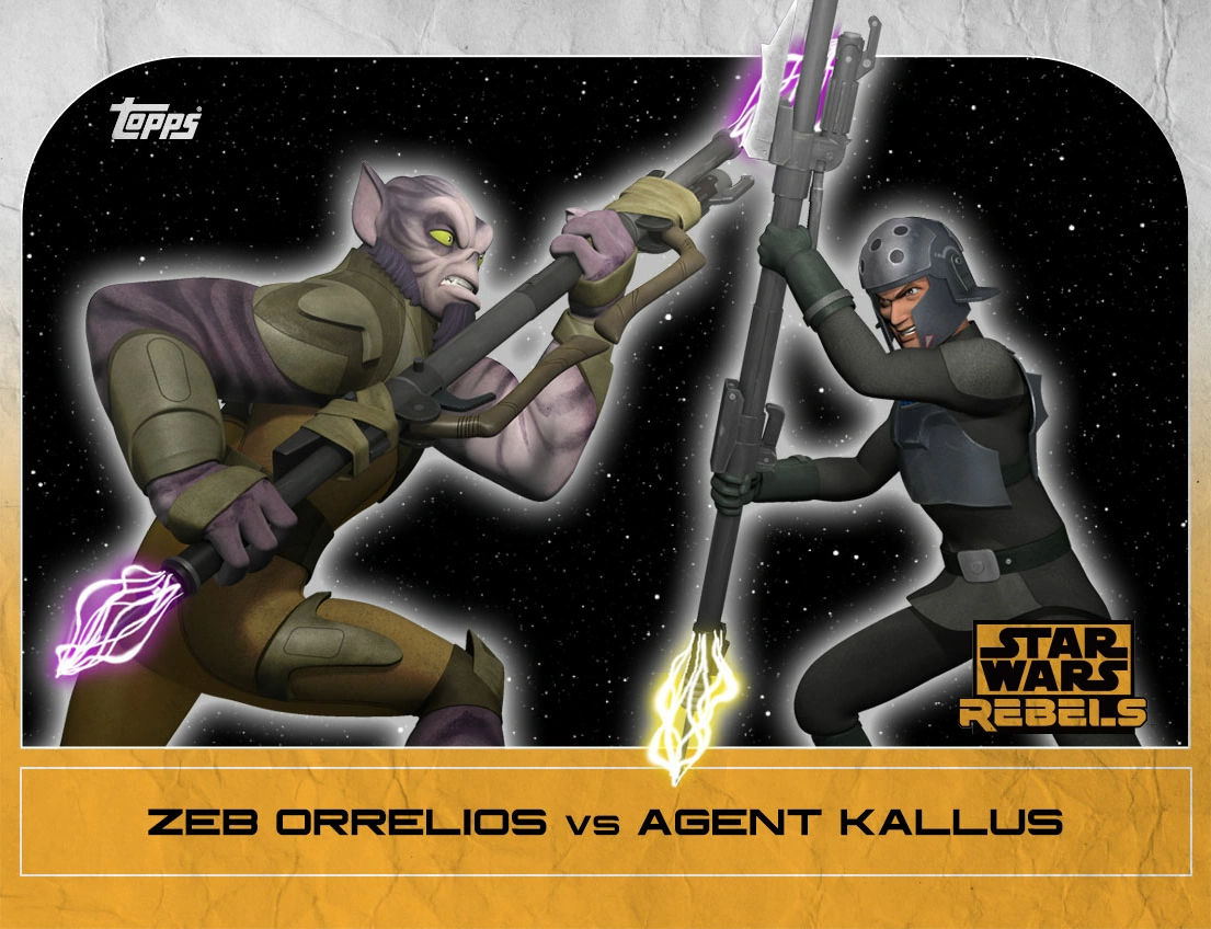 Zeb Orrelios vs Agent Kallus - Star Wars Rebels: Retro | Star Wars ...