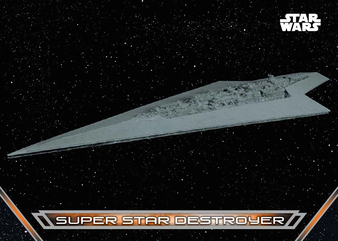 Super Star Destroyer - V-1 - Galactic Files 2016 | Star Wars: Card ...