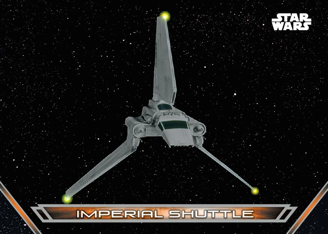Imperial Shuttle - V-20 - Galactic Files 2016 | Star Wars: Card Trader ...