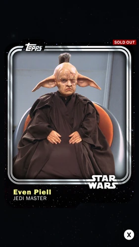 Even Piell - Jedi Master - Base Series 1 | Star Wars: Card Trader Wiki ...