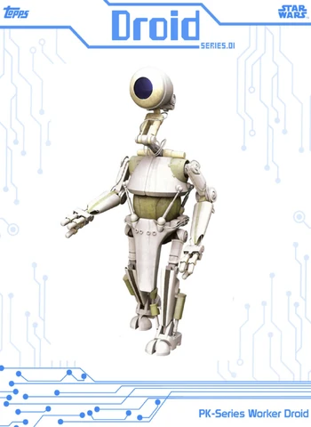 PK-Series Worker Droid - Droids Series 1 | Star Wars: Card Trader Wiki ...