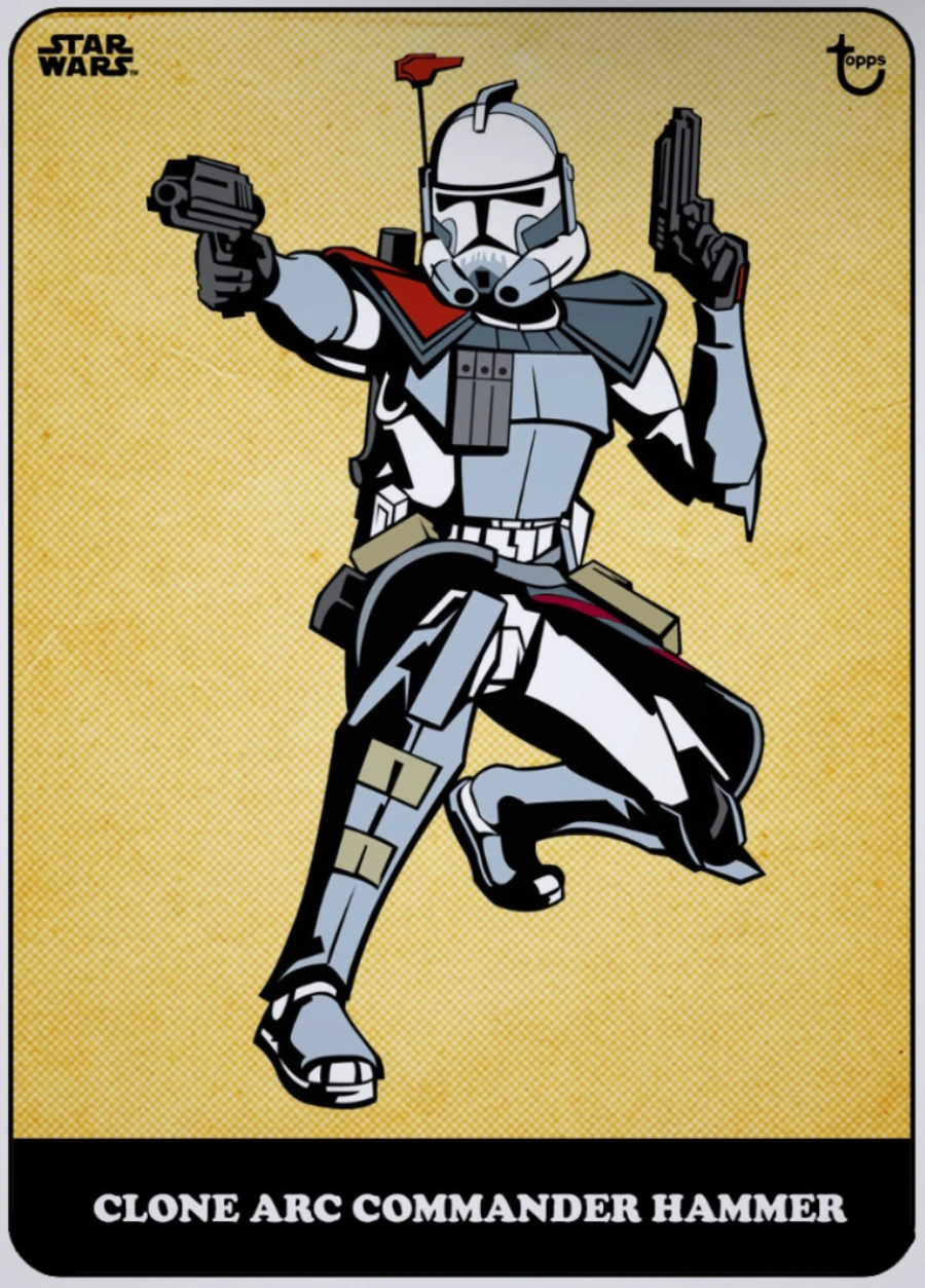 Star Wars: The Clone Wars - Classic Card Art - Clone Arc Commander ...